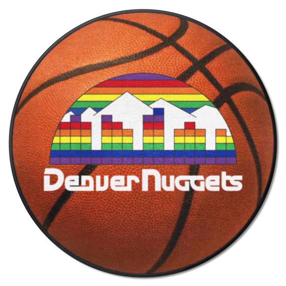 Denver Nuggets Retro Logo Basketball Mat - 27" – Sports Fanz