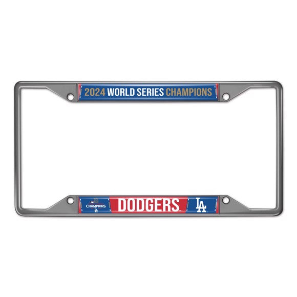 Los Angeles Dodgers 2024 World Series Champions License Plate Frame ...