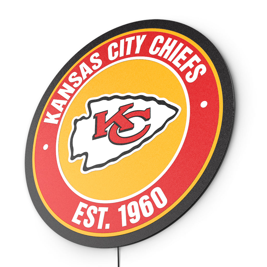 Kansas City Chiefs Establish Date LED Lighted Sign – Sports Fanz