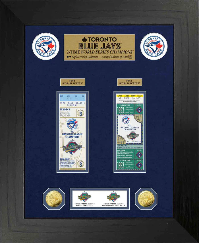 Toronto Blue Jays World Series Deluxe Gold Coin & Ticket Collection ...