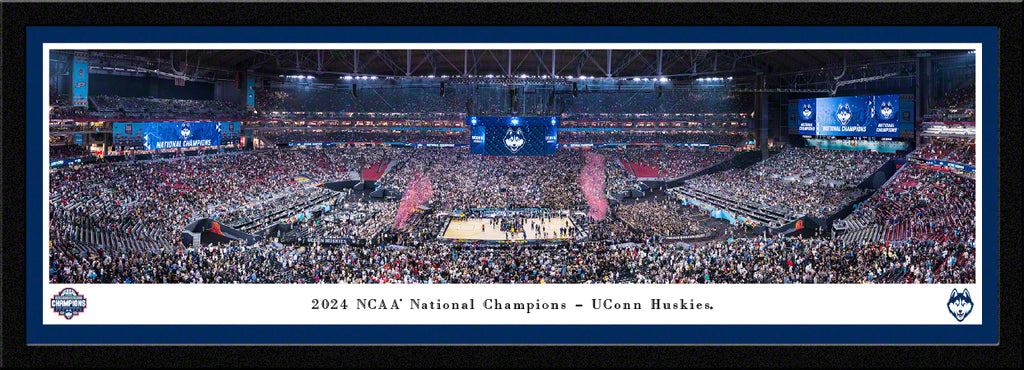 UConn Huskies 2024 NCAA Men's Basketball National Champions Panoramic ...