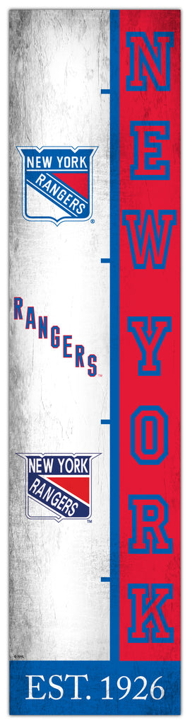 New York Rangers Team Logo Evolution Wood Sign - 6"x24" – Sports Fanz