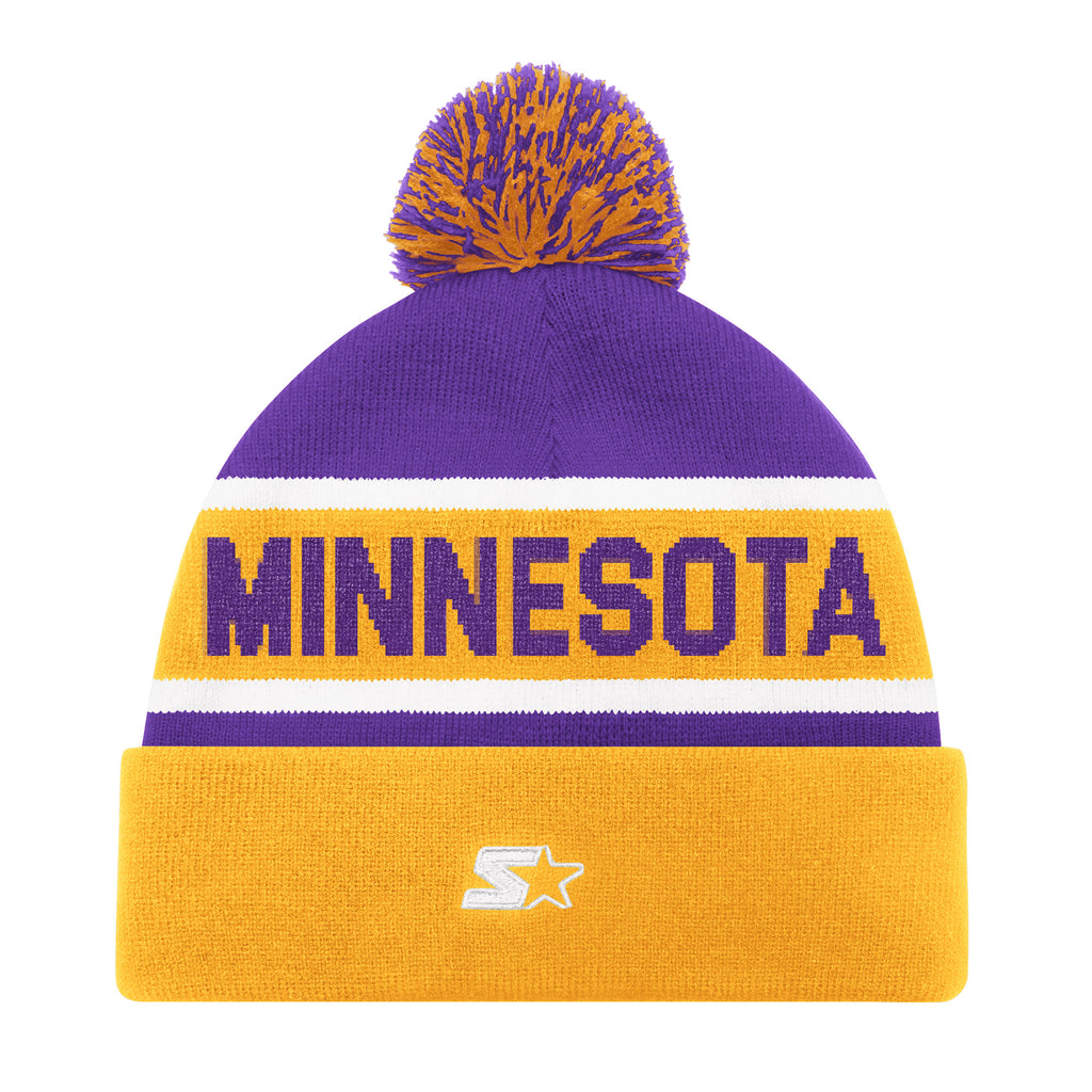 Minnesota Vikings Pom Knit By Starter – Sports Fanz