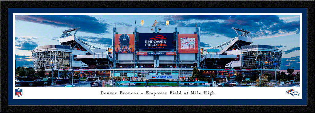 Denver Broncos Empower Field at Mile High Stadium Panoramic Picture ...