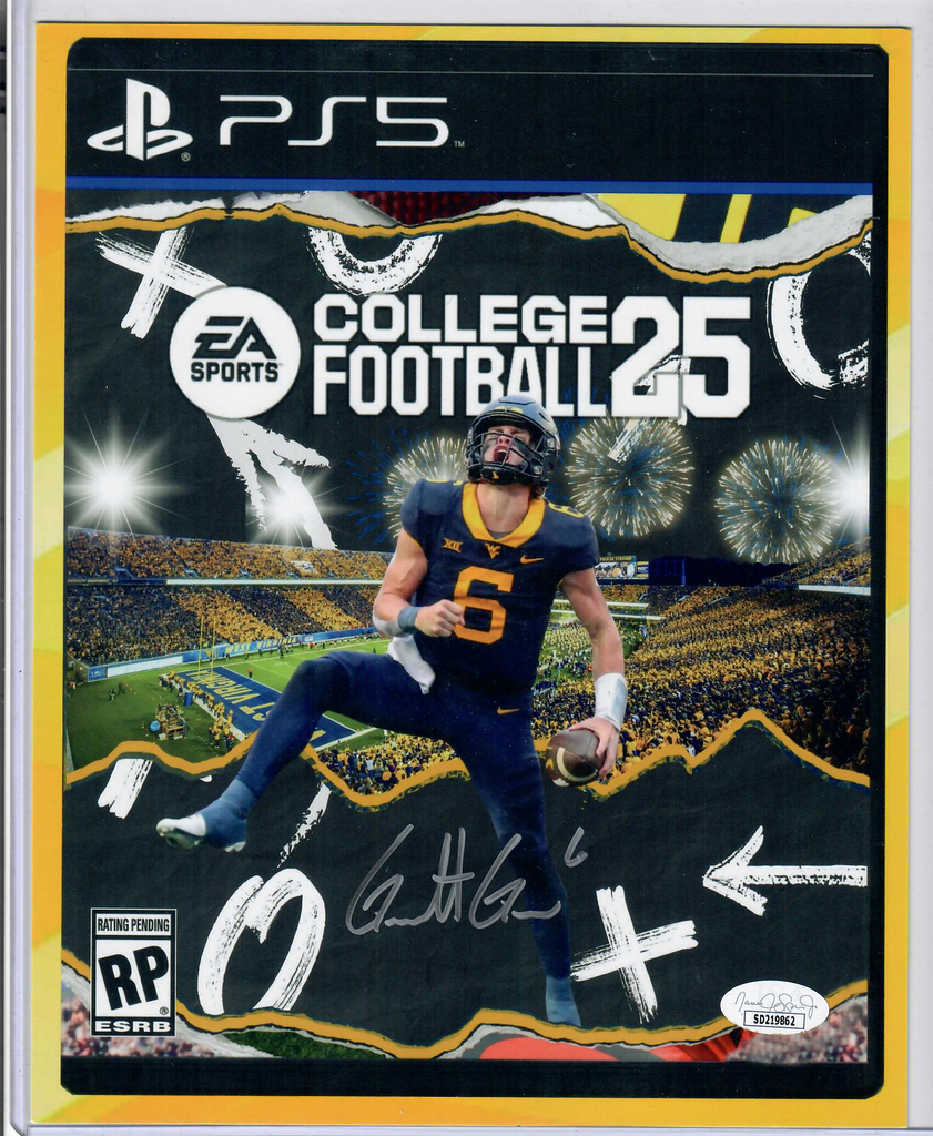 Garrett Greene EA Sports NCAA Football 2025 Cover Picture JSA – Sports Fanz