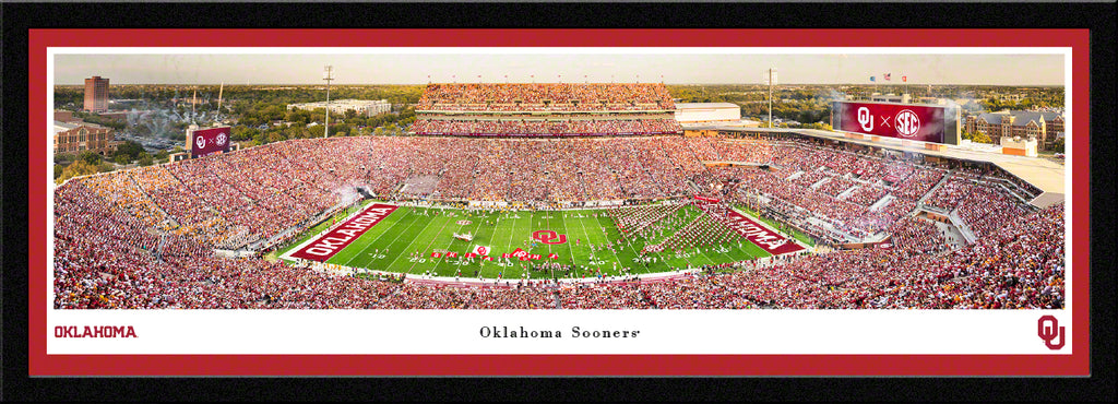 Oklahoma Sooners Football Memorial Stadium 1st SEC Game Panoramic Pict ...