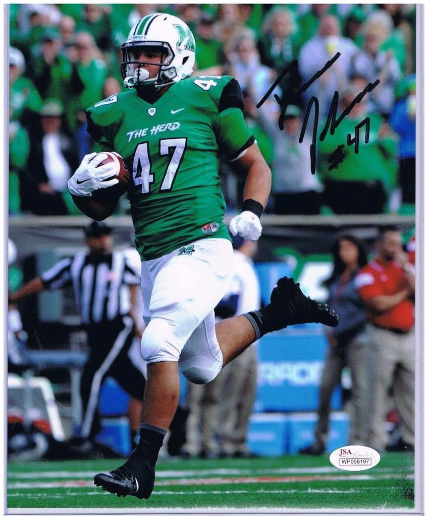 Devon Johnson Marshall Thundering Herd Signed 8x10 Photos JSA – Sports Fanz
