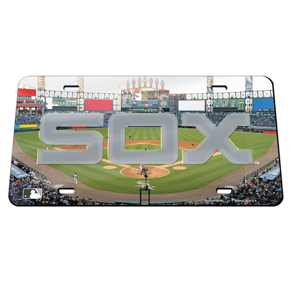 Chicago White Sox Stadium Acrylic License Plate – Sports Fanz