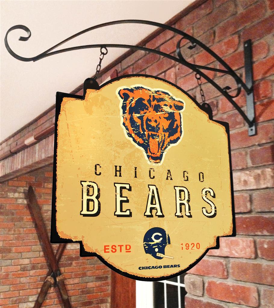 Chicago Bears Vintage Tavern Sign – Sports Fanz