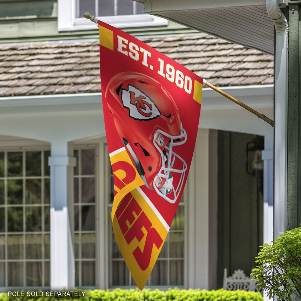 Kansas City Chiefs Helmet Wordmark Vertical Flag - 28"x40" – Sports Fanz