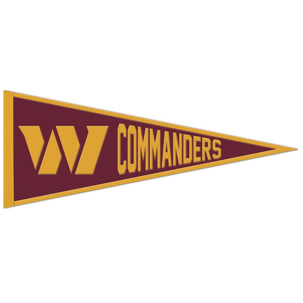 Washington Commanders Wool Pennant - 13"x32" – Sports Fanz