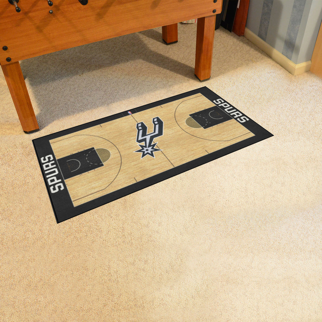 San Antonio Spurs Basketball Court Runner - 30"x54" – Sports Fanz