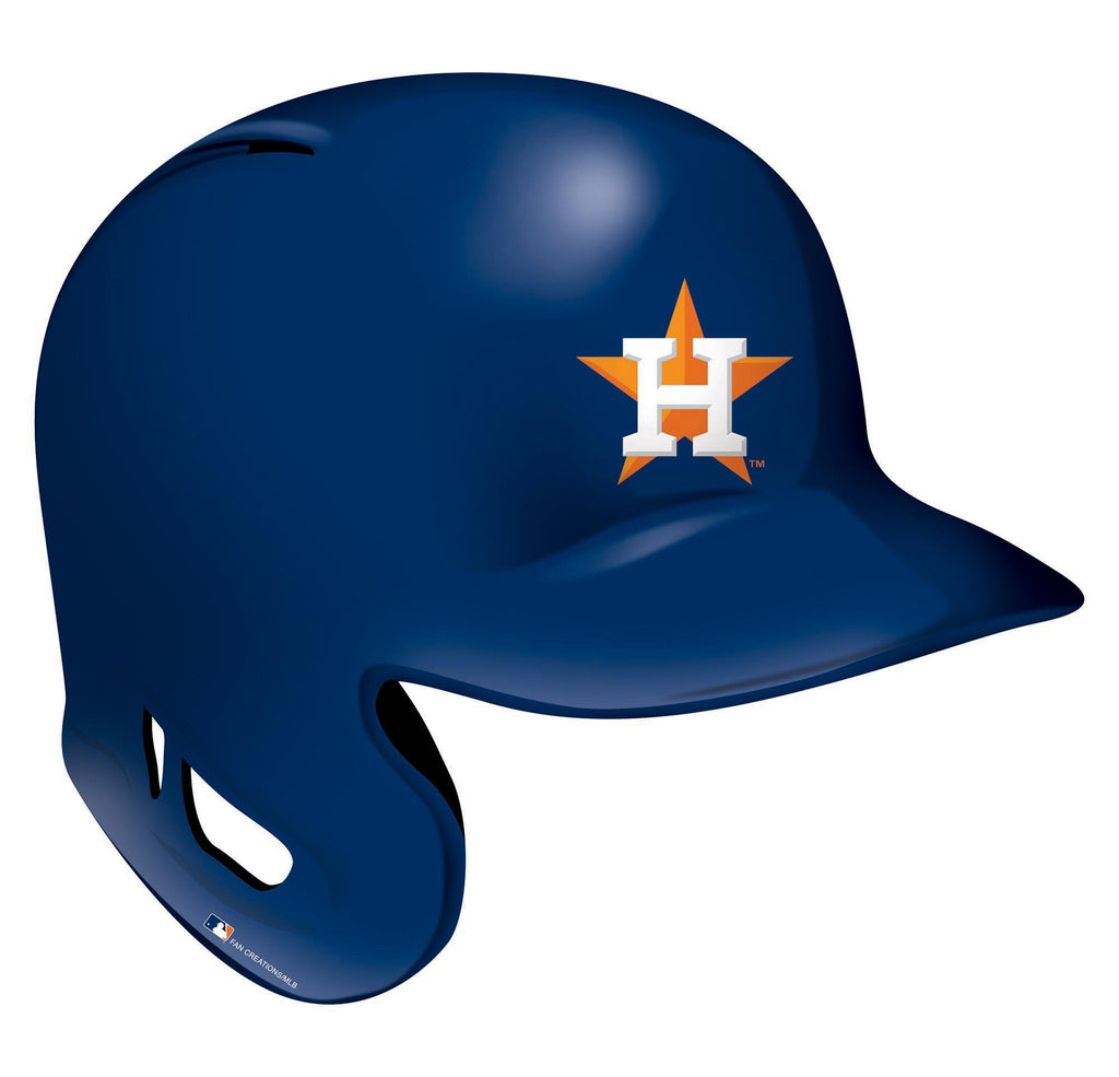 Houston Astros Batting Helmet Wood Cutout -12" – Sports Fanz