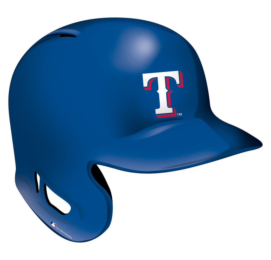 Texas Rangers Batting Helmet Wood Cutout -12" – Sports Fanz