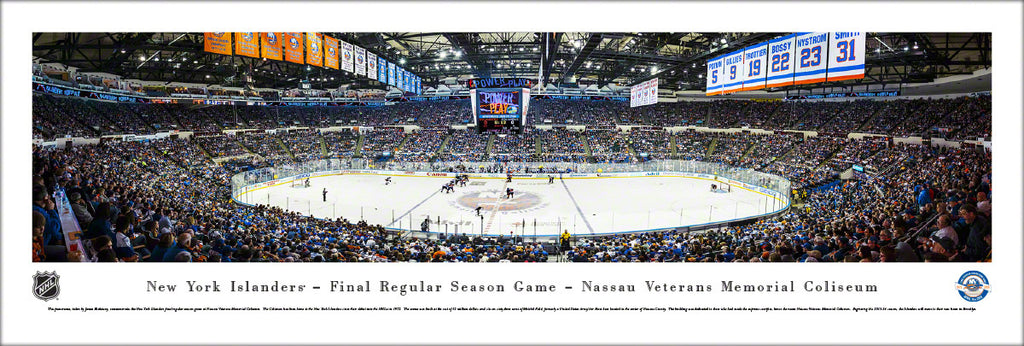 New York Islanders Nassau Coliseum Final Game Panoramic Picture ...