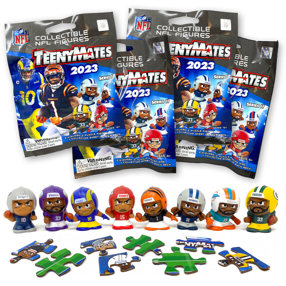 2023 NFL TeenyMates Football Collectors 4 Pack Bundle – Sports Fanz