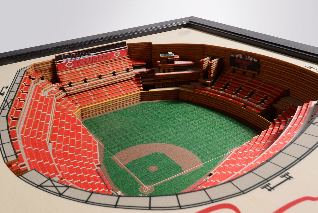 Cincinnati Reds Great American Ballpark Stadiumview 3D Wall Art ...