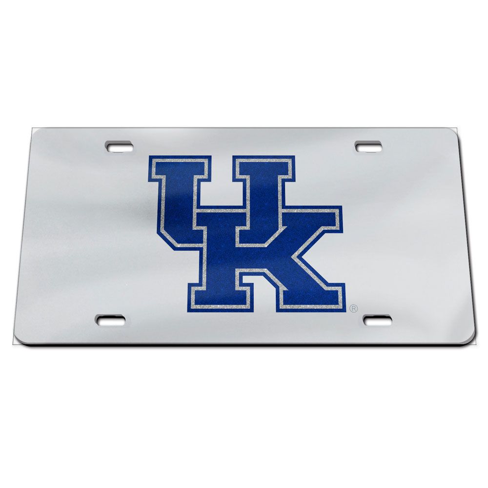Kentucky Wildcats Chrome Glitter Acrylic License Plate – Sports Fanz