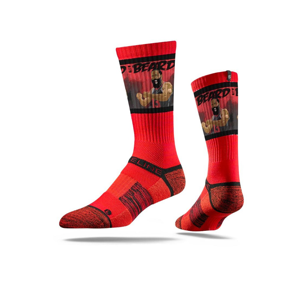 James Harden Houston Rockets Action Crew Socks The Beard – Sports Fanz