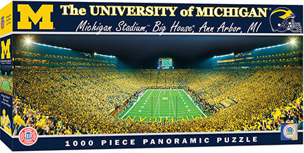 Michigan Wolverines Football Panoramic Puzzle – Sports Fanz