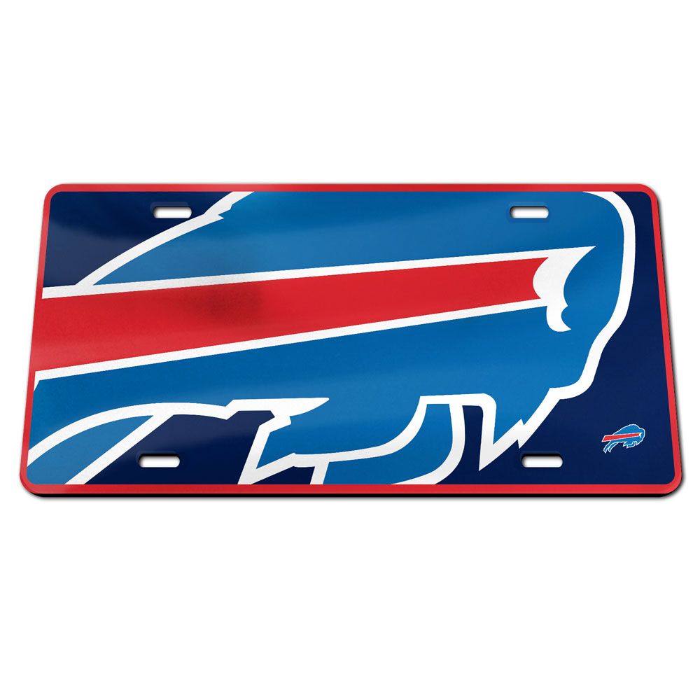 Buffalo Bills Mega Logo Acrylic License Plate – Sports Fanz