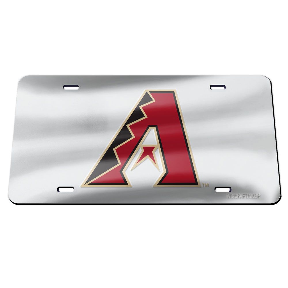 Arizona Diamondbacks Chrome Acrylic License Plate – Sports Fanz