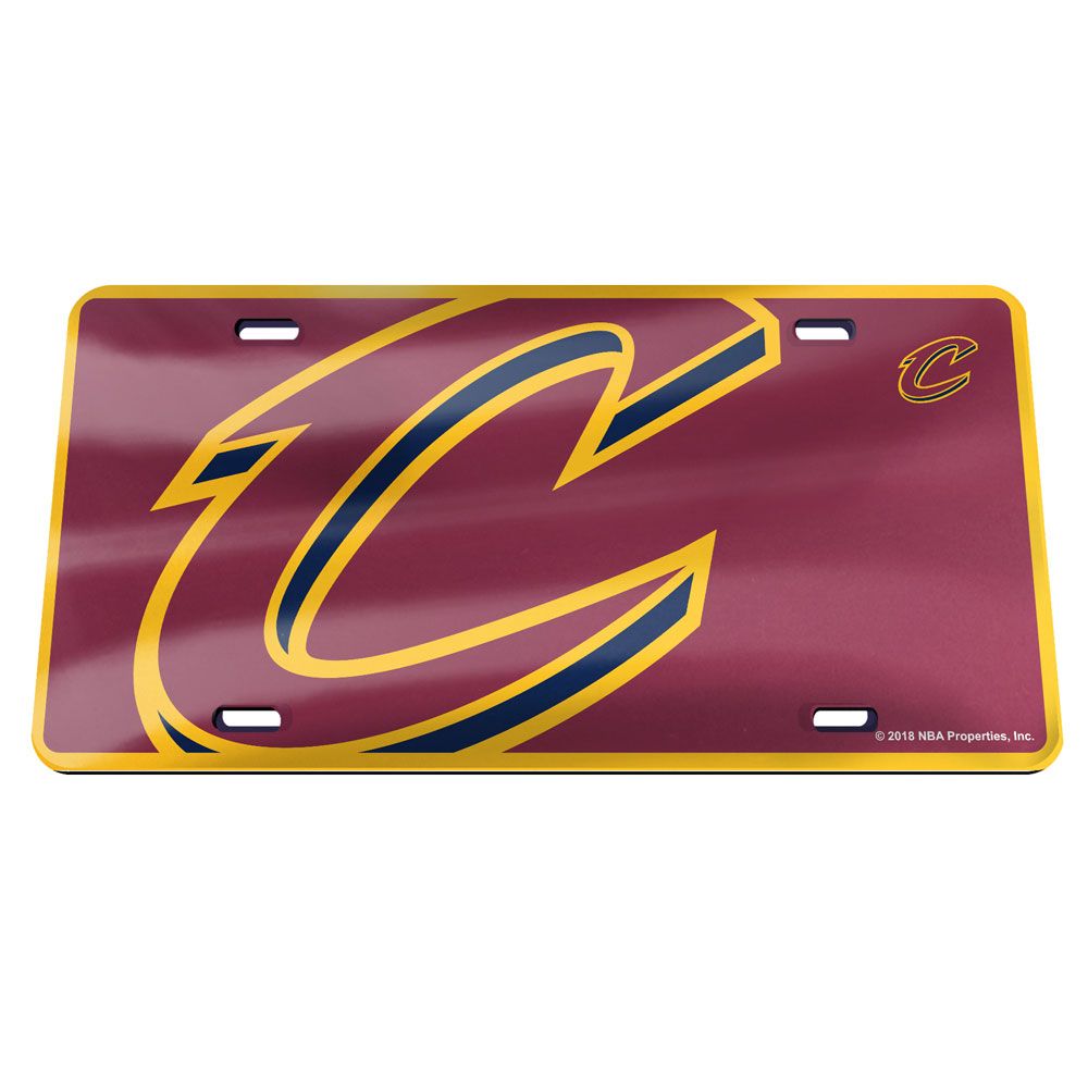 Cleveland Cavaliers Mega Logo Acrylic License Plate – Sports Fanz