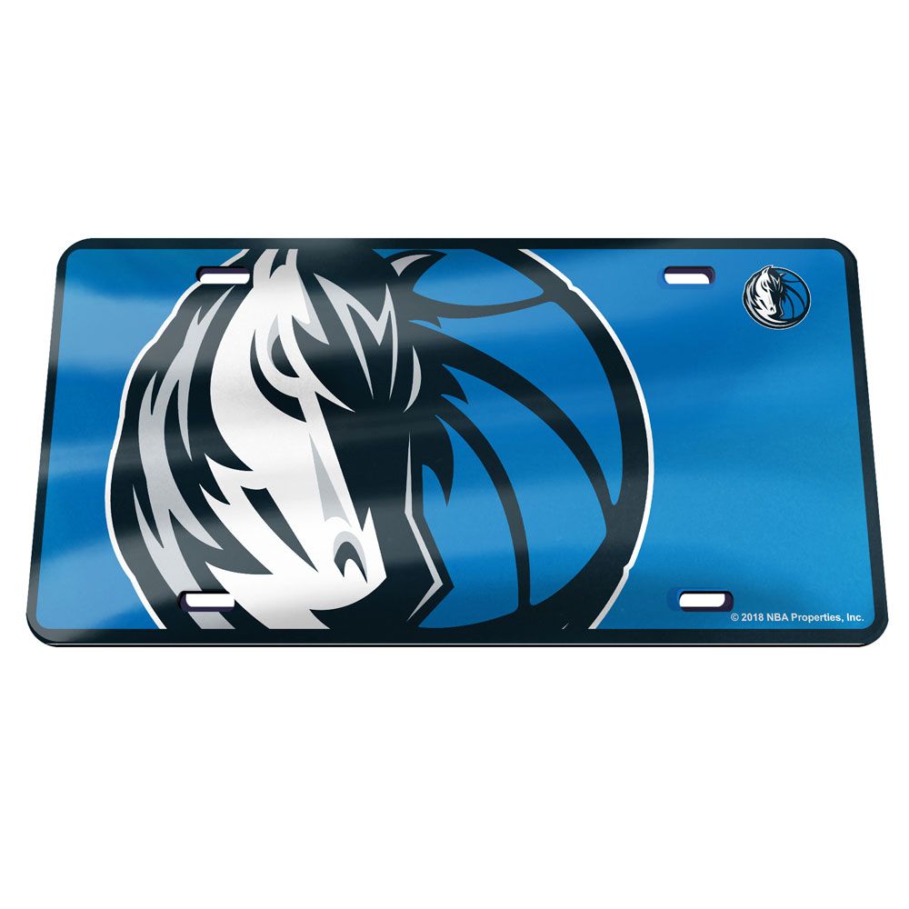 Dallas Mavericks Mega Logo Acrylic License Plate – Sports Fanz