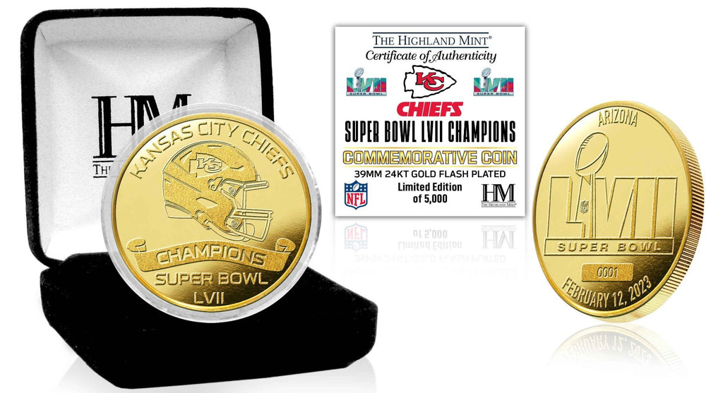 Kansas City Chiefs Super Bowl LVII Champions Gold Mint Coin – Sports Fanz