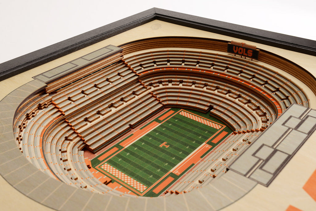 Tennessee Volunteers Neyland Stadium 3D Stadiumview Wall Art – Sports Fanz